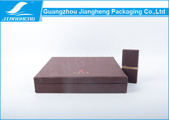 Caja de lujo vacía de sellado caliente del té del papel de la cartulina de las cajas de regalo del té del logotipo reciclada