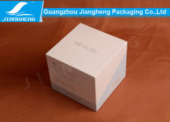 Cajas de empaquetado del cosmético del papel de impresión en offset, cajas de embalaje de la crema del cuidado de piel
