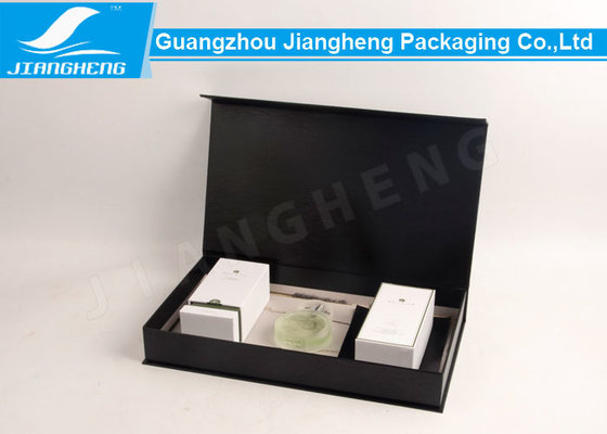 Black Paper Perfume Sets Storage Box Paperboard Gift Boxes Offset Printing