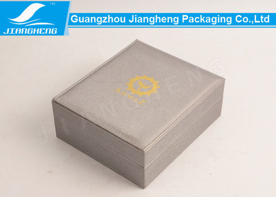 Cajas de regalo de cuero de lujo del perfume/de la fragancia de la laminación brillante con las tapas