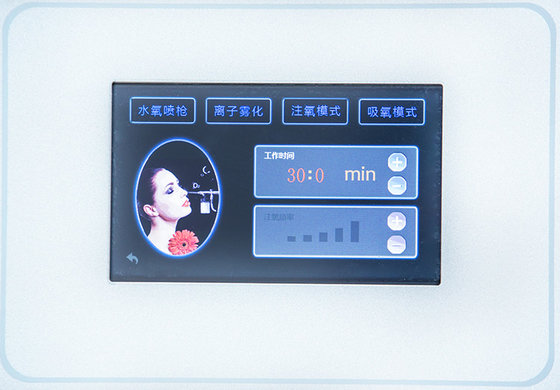 Multifunctional Hyperbaric Oxygen Jet Facial Machine 300 - 500mm Jet Distance