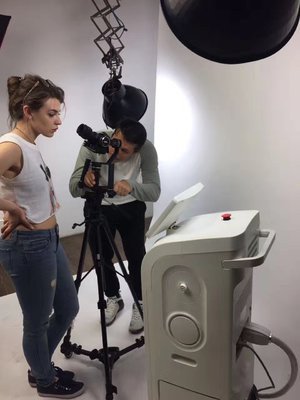 Portable 808nm Laser Hair Removal Machine Big Spot Size With SHR Tech