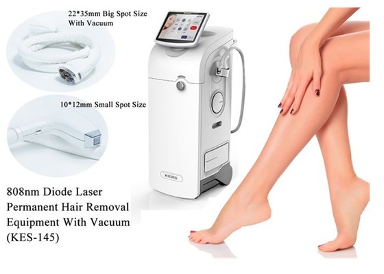 Hair Removal Diode Laser Epilation Machine Vertical Type Big Spot Size 22 X 35mm