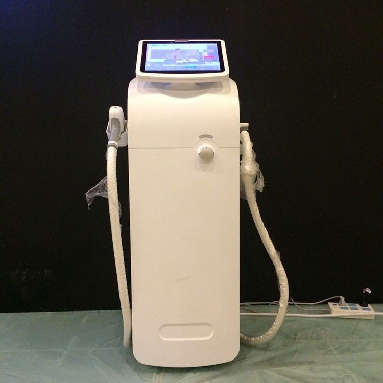 Vertical Laser Hair Removal Machine , Laser Removal Machine Micro Channel Cooling