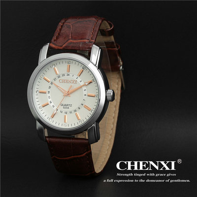 L023A6D Fashion Women Leather Watch CURREN Brand Watch Unisex Leather Western Watches Cheap Leather Watches