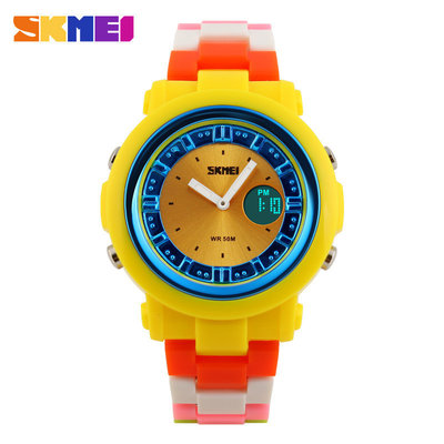 Japan Movement Battery Digital Wrist Watch Colorful PU Leather Strap