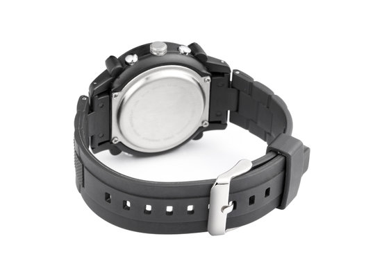 Fashion Luminous Dark Analog Digital Watches 24 / 12 hr Mode , Male Wrist Watch