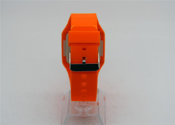 LED movement  Digital Sports Wrist Watch silicone watch touch screen press lighting
