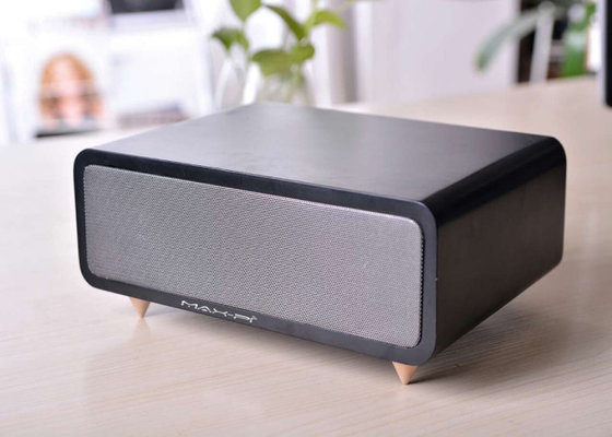 Super Mini Wooden / Metal Stereo Bluetooth Speaker for PC / smartphone with audio jack port
