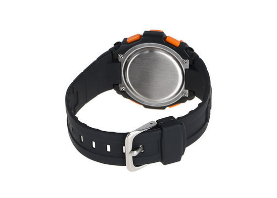 Japan Movt 3 ATM Sport Multi function Digital Watch Stainless Steel Case Back