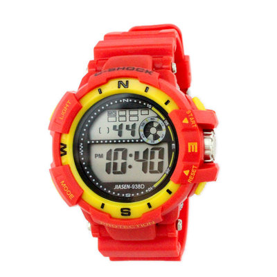 Colorful PVC Band Multifunction Digital Ladies Wrist Watch Professional