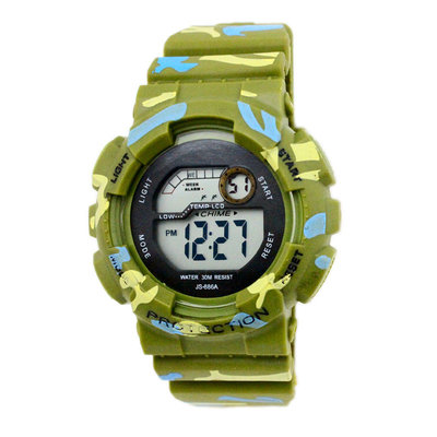 Quartz Multifunction Digital Watches , Camouflage Unique Stylish Unisex Wrist Watch