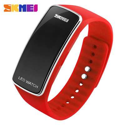 Hot Red Color Japan Movt with Japan Battery Digital watches For Leisure Life