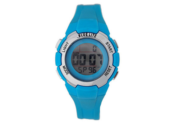 ABS Case PU EL Back light Children Gift LCD Digital Sport Watch 30 M Waterproof