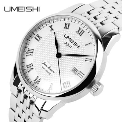Cusomized Japanese Movement Hard Glasses Wrist Watch For Businessman