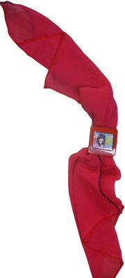 Fashion Soft Red Silk Womens Quartz Watches Hot Amazing Lady Scarf Analog Quartz Watch