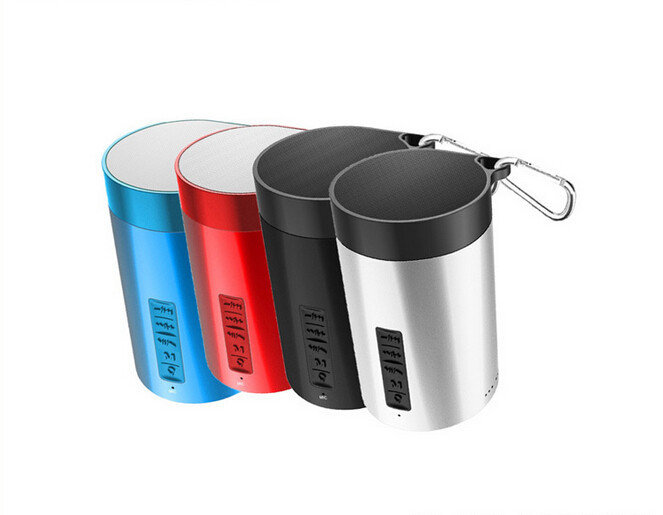Blue Red Black Portable Mini bluetooth speaker rechargeable battery , small speakers for mobile