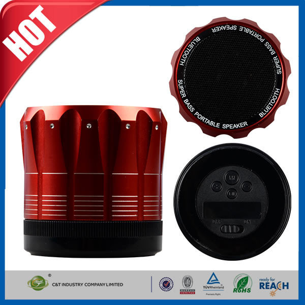 Stylish Smartphones Wireless Bluetooth Speaker Metal Rechargeable