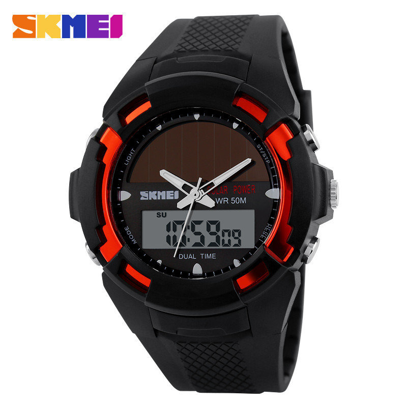 Solar Power Multifunction Digital Watch