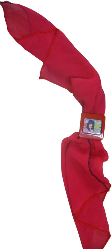 Fashion Soft Red Silk Womens Quartz Watches Hot Amazing Lady Scarf Analog Quartz Watch