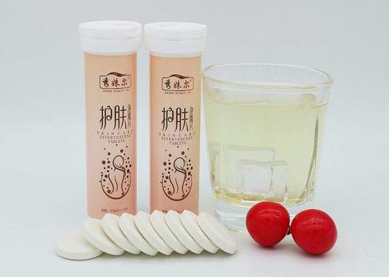 Natural Collagen Skin Whitening Vitamin Tablets / Bath Fizz Tablet ISO Approved