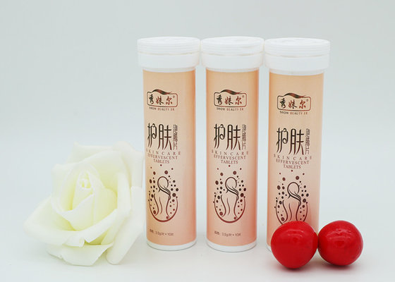 Skin Whitening Effervescent Bath Tablets / Vitamin C Effervescent Tablets For Bath Washing