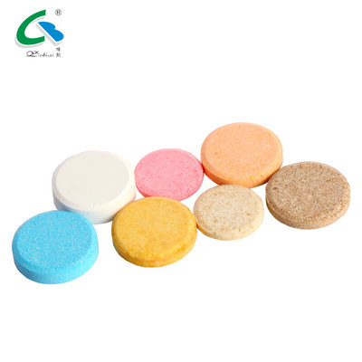 Moisture Skin Vit C Effervescent Tablets Milk White Color With Collagen