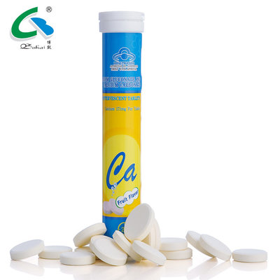 Easy Absorbable Calcium Effervescent Tablets Beauty Product With Fruit Flavor