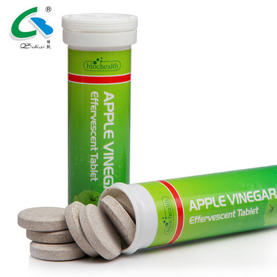 Customized Slimming Fizz Effervescent Tablets / Apple Vinegar Effervescent Energy Tablets