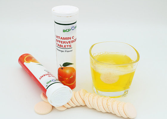 OEM Effervescent Drink Tablets , Vitamin C 1000mg Effervescent Electrolyte Tablets