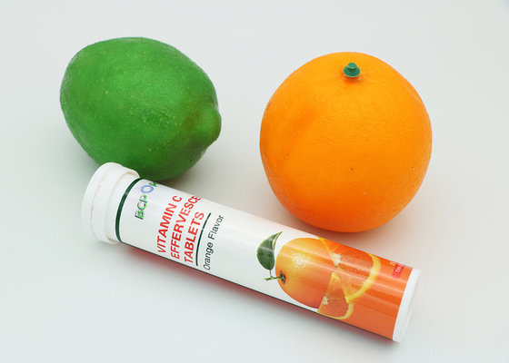 OEM Effervescent Drink Tablets , Vitamin C 1000mg Effervescent Electrolyte Tablets