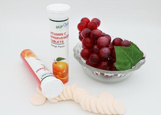 Health Food Vitamin C Effervescent Tablets 1000mg Grape Flavor For Skin Care