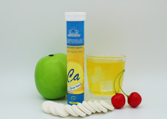 OEM Formula Calcium Effervescent Tablets Fast Absorption With Private Label