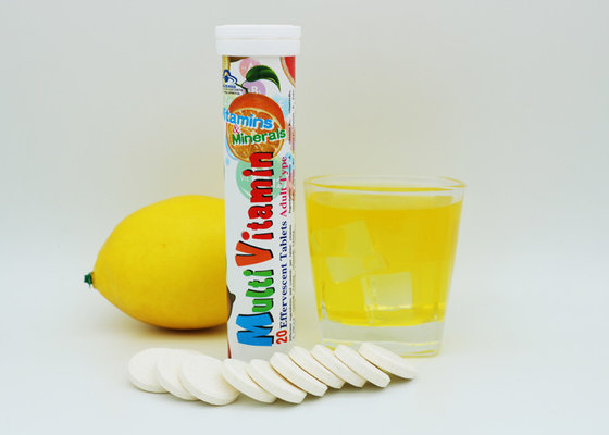 Dietary Supplement Vitamin C Fizzy Tablets , VC Effervescent Tablets For Bone Health