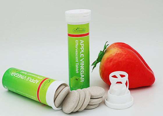 Apple Vinegar Slim Fizz Tablets Customized Formula With Private Label ISO Approved