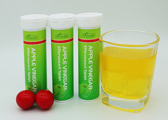 Customized Slimming Fizz Effervescent Tablets / Apple Vinegar Effervescent Energy Tablets