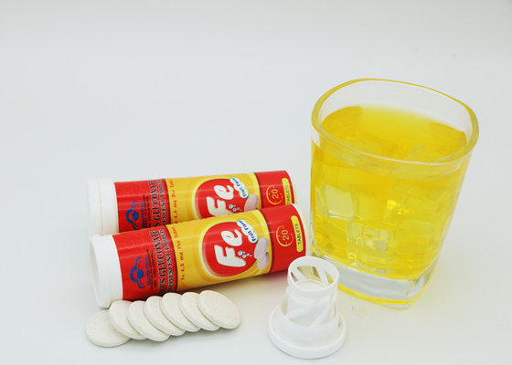 Natural Iron Effervescent Tablets OEM Available For Women Iron Supplement
