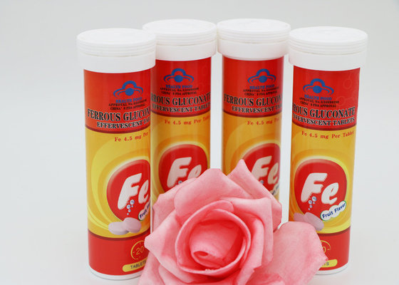 Natural Iron Effervescent Tablets OEM Available For Women Iron Supplement
