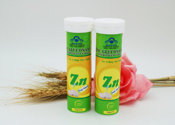 Health Supplement Magnesium Dissolvable Tablets / Zinc Gluconate Effervescent Tablets