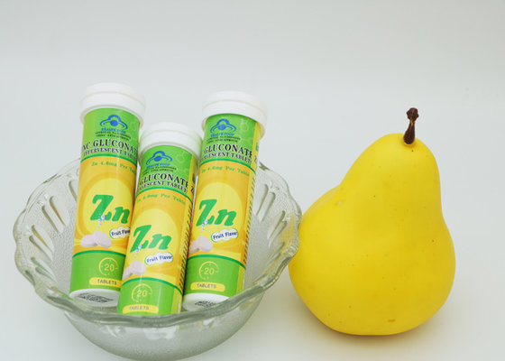 OEM Formulation Zinc Effervescent Tablets Energy Drink For Supply Zinc Gluconate