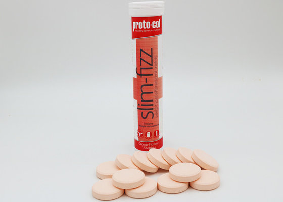 Konjac Glucomannan Vitamin Fizz Tablets , Weight Loss Vitamin C Orange Tablets