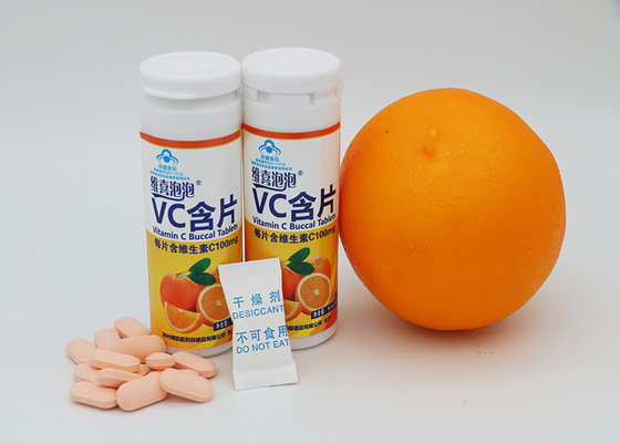 Health Vitamin C Effervescent Tablets / Chewable Complex Tablet OEM Brand