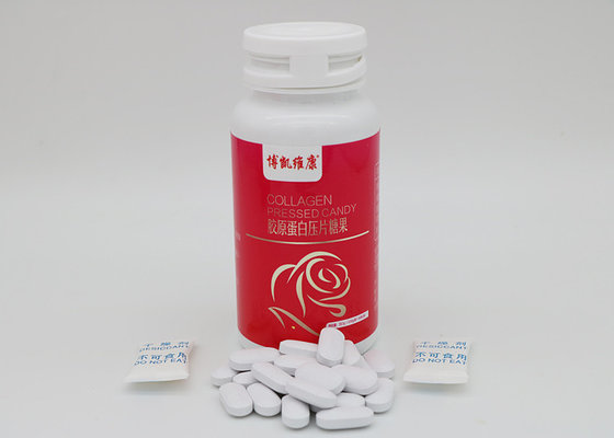 100% Natural Collagen C Tablets Beauty Product White Color For Women Anti Aging