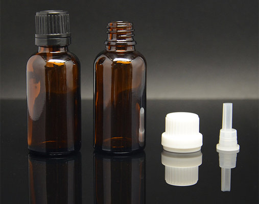 30ml-100ml European Pharmaceutical Amber Glass Bottle Offset Printing