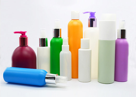 200ml boston round shampoo container airless pump bottles for Cosmetic