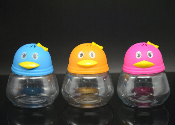 Small Cute Clear Plastic Cosmetic Bottles in Animal shaped for candy