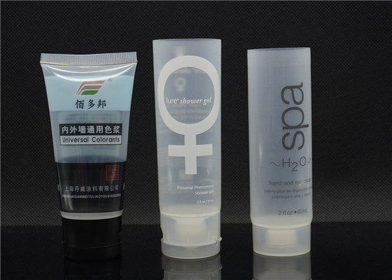 transparent night cream Plastic Cosmetic Tubes for royal jelly , sunscreen , collagen