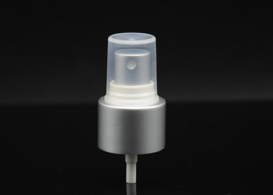 Silver aluminum fine mist spray perfume sprayer pump in 24mm neck