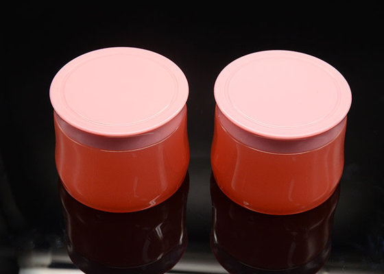 Garnet Plastic Cream Jars With Lids , Cosmetic Cream Containers 120ml