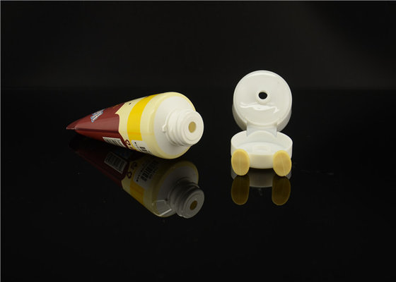 Small 2oz Cute Plastic Cosmetic Tubes With Caps / Cosmetic Packaging Tubes